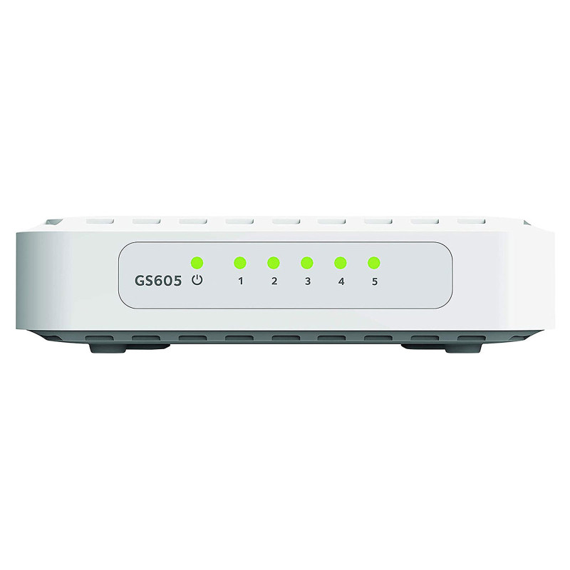 Switch RJ45 Netgear GS605-400PES 10/100/1000 Mbps 5 Ports