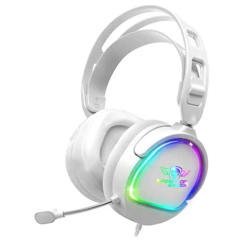 Casque Spirit Of Gamer PRO-H6 ARTIC RGB Console (MIC-PH6WT)